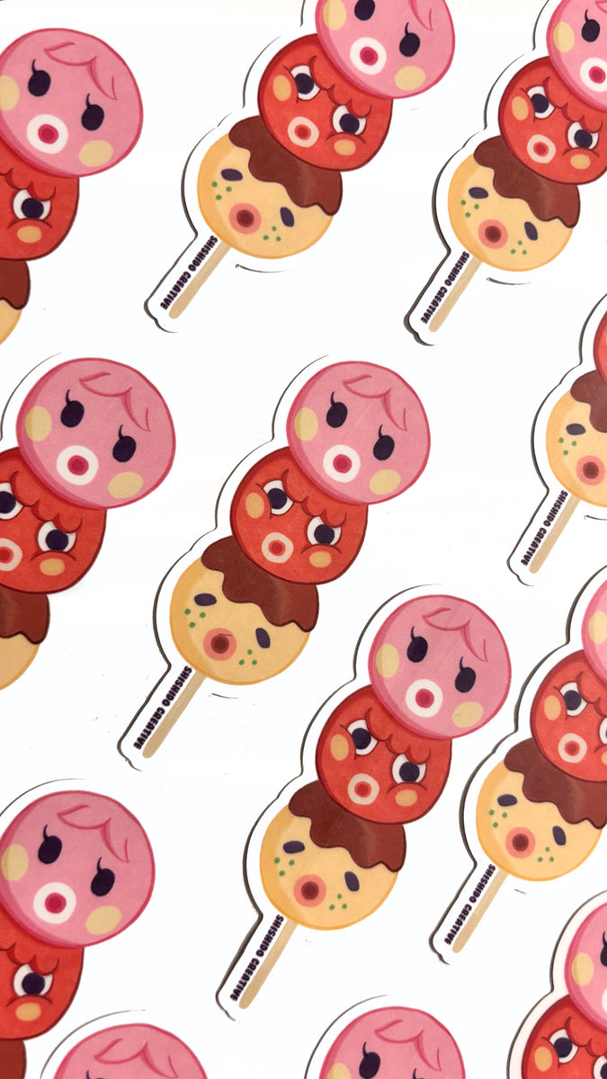 AC Tako Characters Dango • 3” Matte Waterproof Vinyl Sticker – Shishido ...