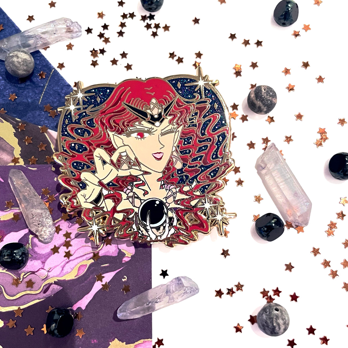 Resentful Regent Enamel Pin – Shishido Creative